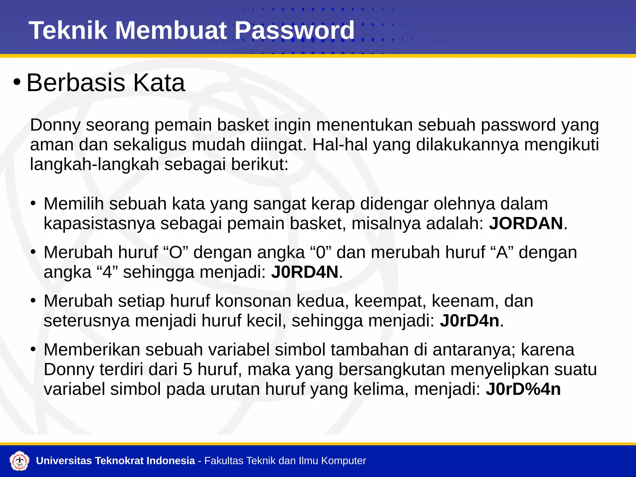 Teori modul 2_password management | PDF
