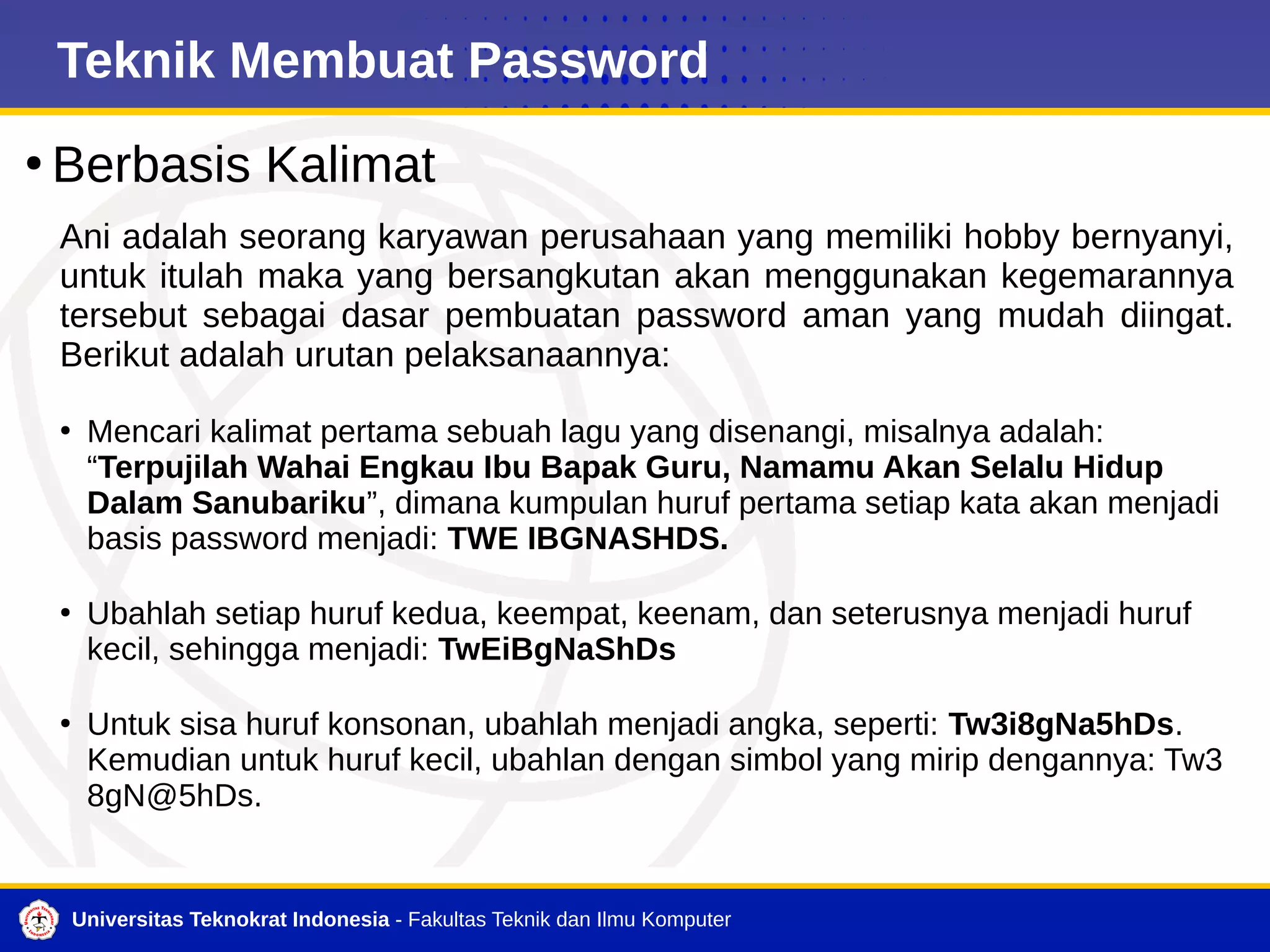Teori modul 2_password management | PDF