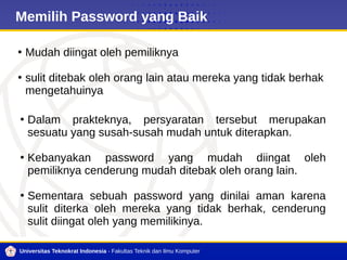 Teori modul 2_password management | PPT