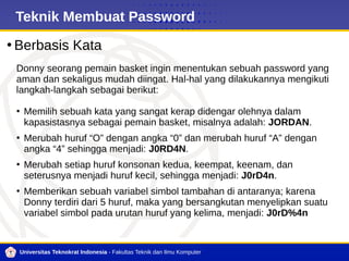 Teori modul 2_password management | PPT