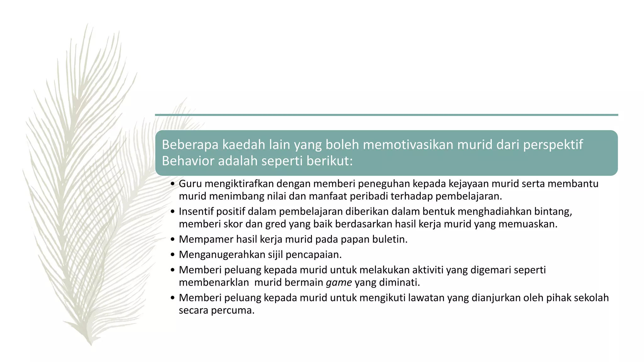 Teori Motivasi | PPTX