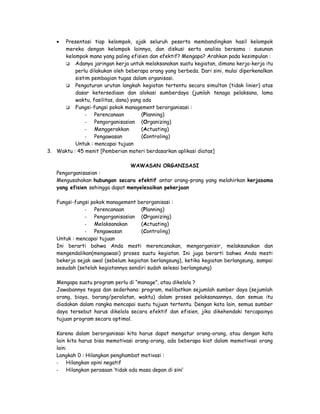 Teori organisasi | PDF