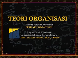 TEORI ORGANISASI | PDF
