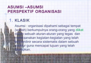 Teori organisasi komunikasi (dari internet) | PPT
