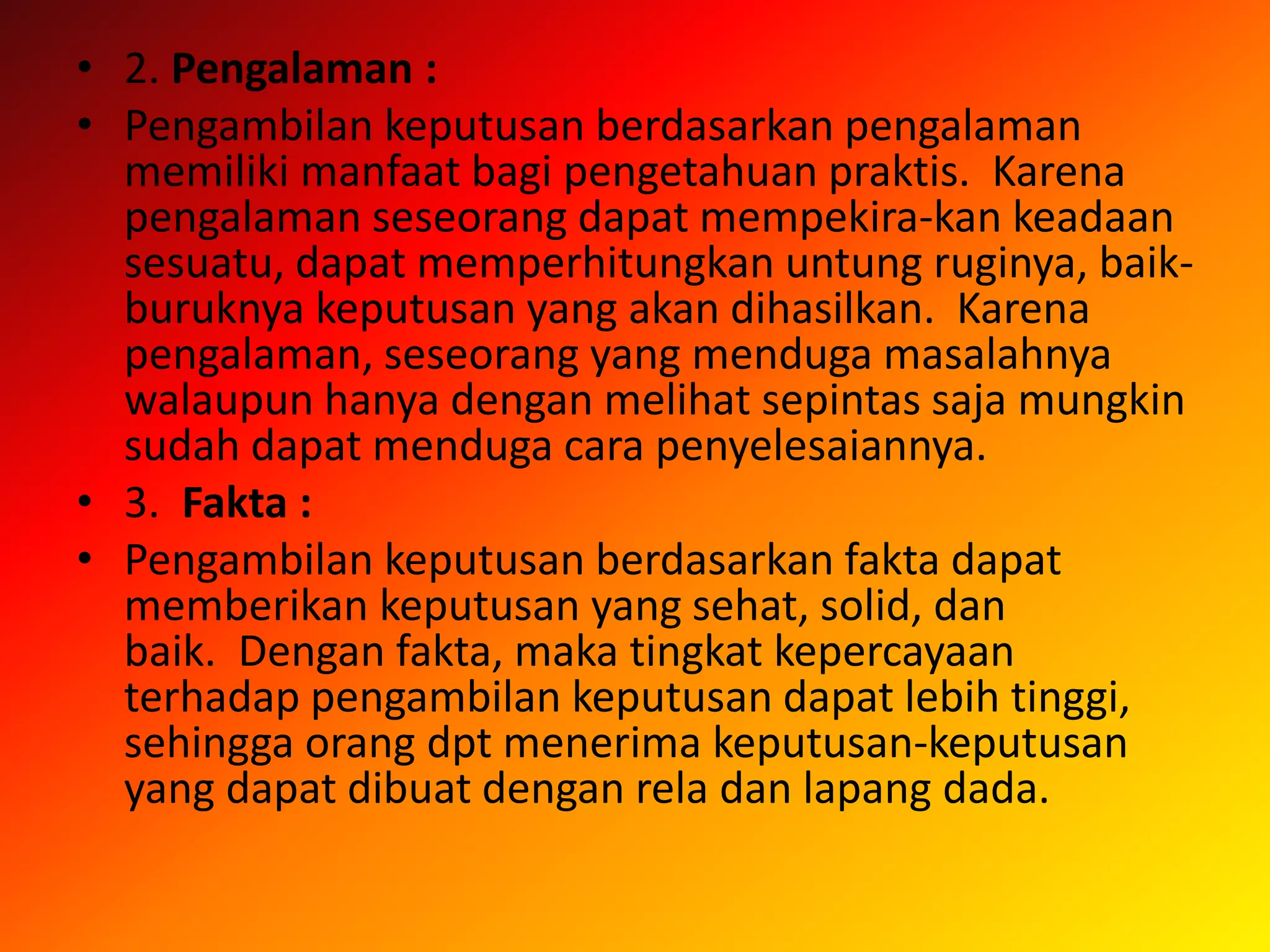 Teori organisasi umum 2 pengambilan keputusan dalam organisasi | PPT