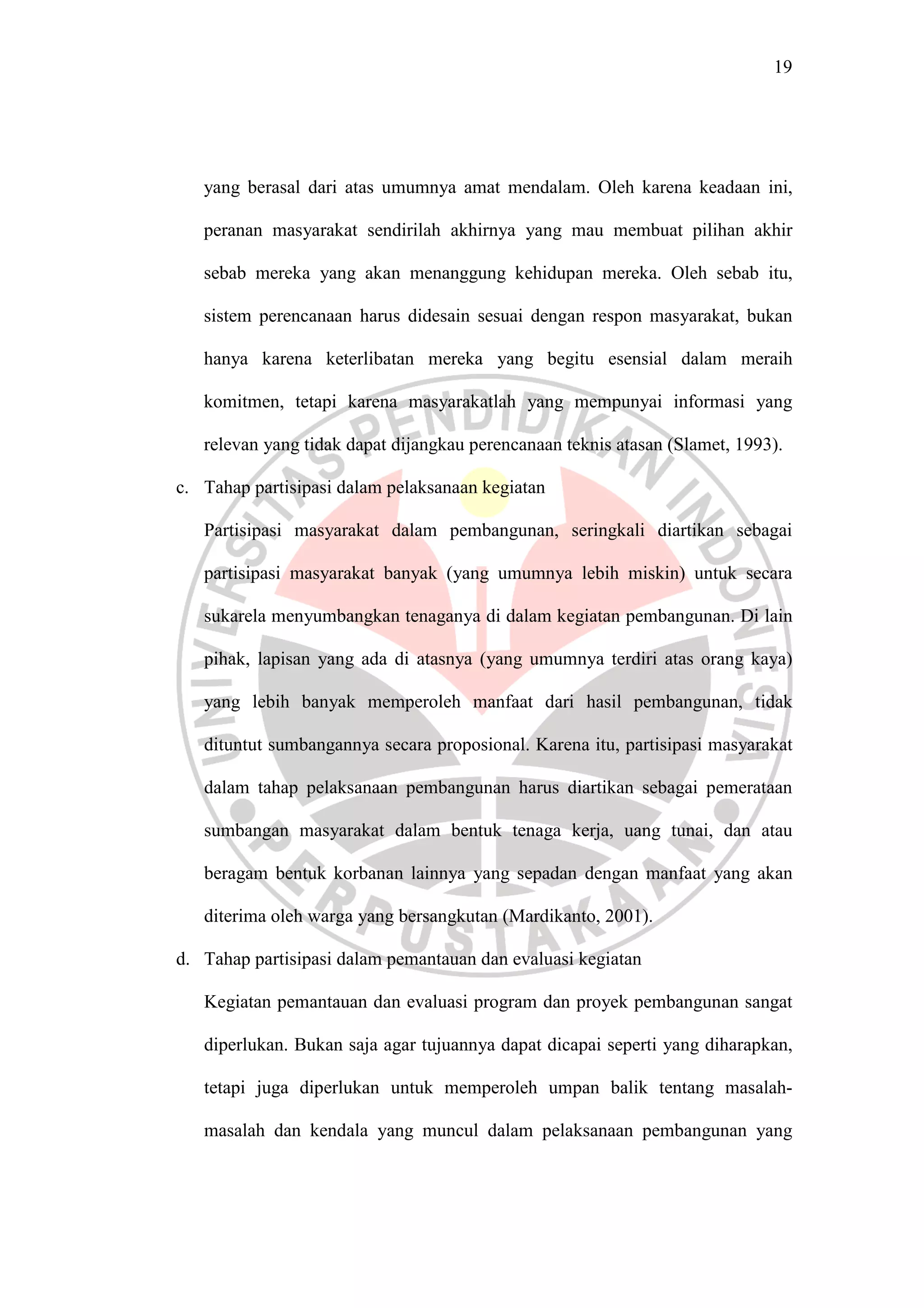 Teori partisipasi | PDF