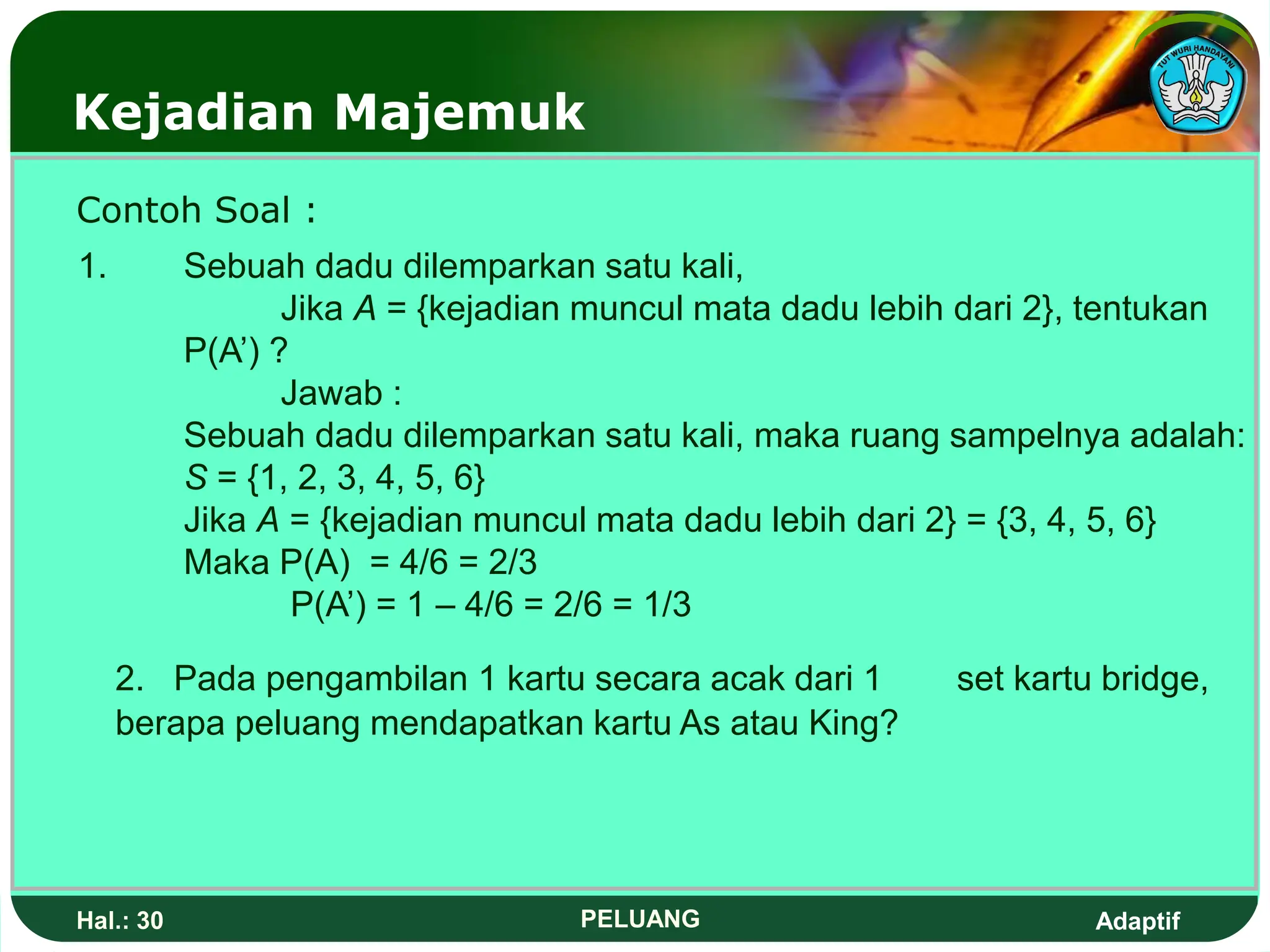 teori peluang (2)_file_2013-04-15_090241_mukhamad_taufik_hidayat_se._m ...