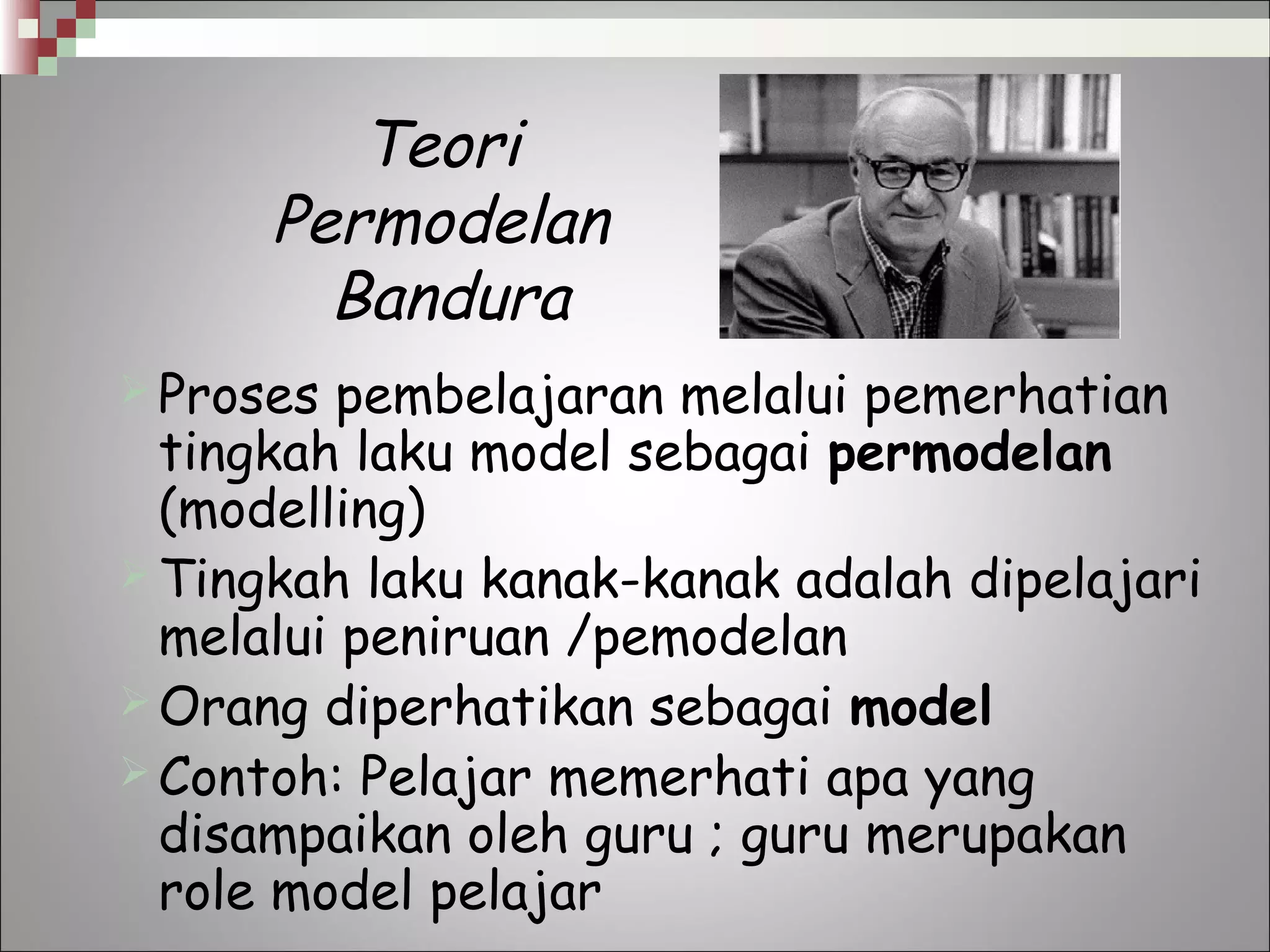 teori pembelajaran sosial | PPT