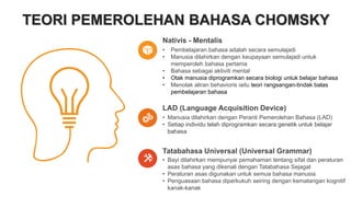 Teori Pemerolehan Bahasa Chomsky_Hasni Yaacob.pptx