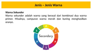 Teori Pemilihan Warna desain grafis dan penggunaanya | PPTX
