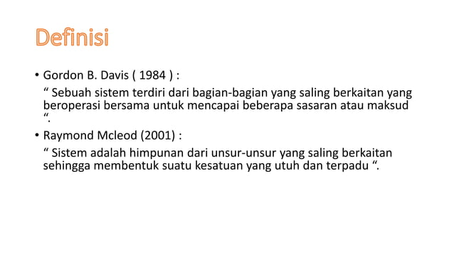 Teori pemodelan sistem pada teori sistem | PPT