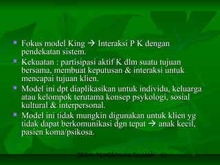 Teori pencapaian tujuan | PPT