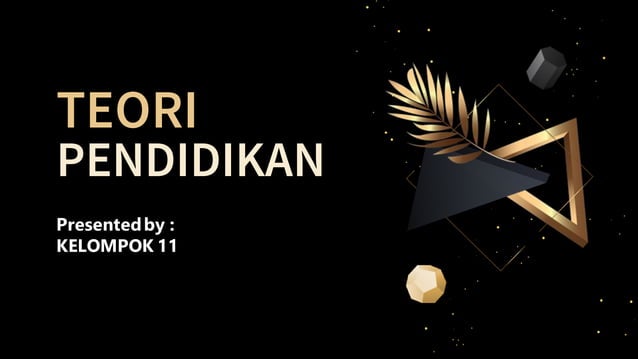 Teori Pendidikan.pdf mata kuliah dasar pend | PPT