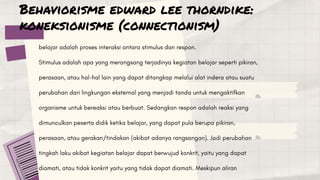 Teori pendidikan behaviorisme .pptx