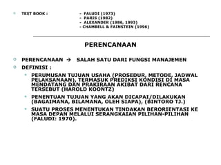 Teori perencanaan dr. marsuki iswandi | PPT
