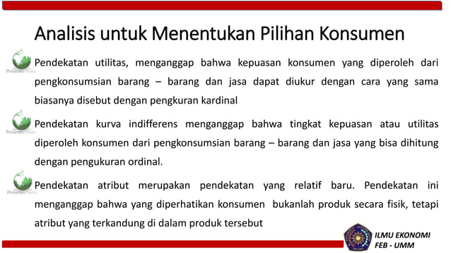 Teori perilaku konsumen | PPTX