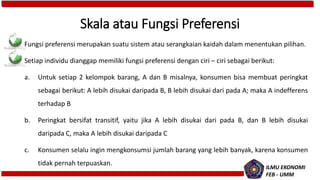 Teori perilaku konsumen | PPTX