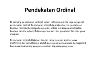 Teori perilaku konsumen | PPTX