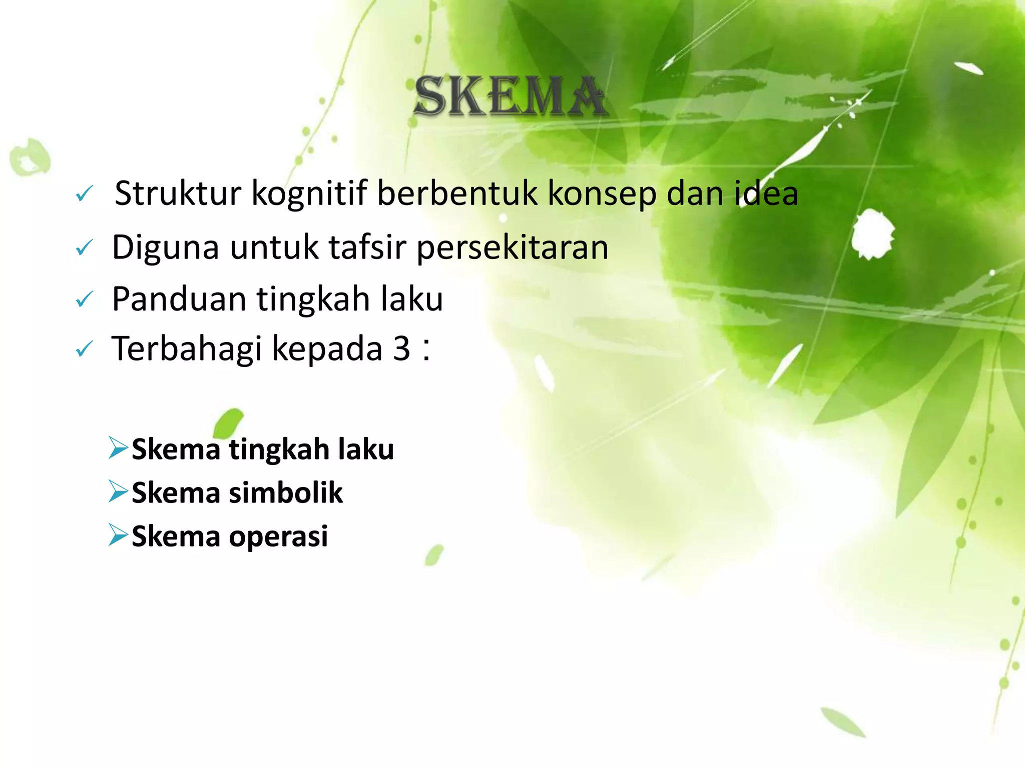 Teori perkembangan kognitif | PPTX