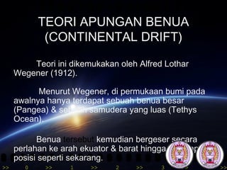 Teori perkembangan muka bumi | PPT