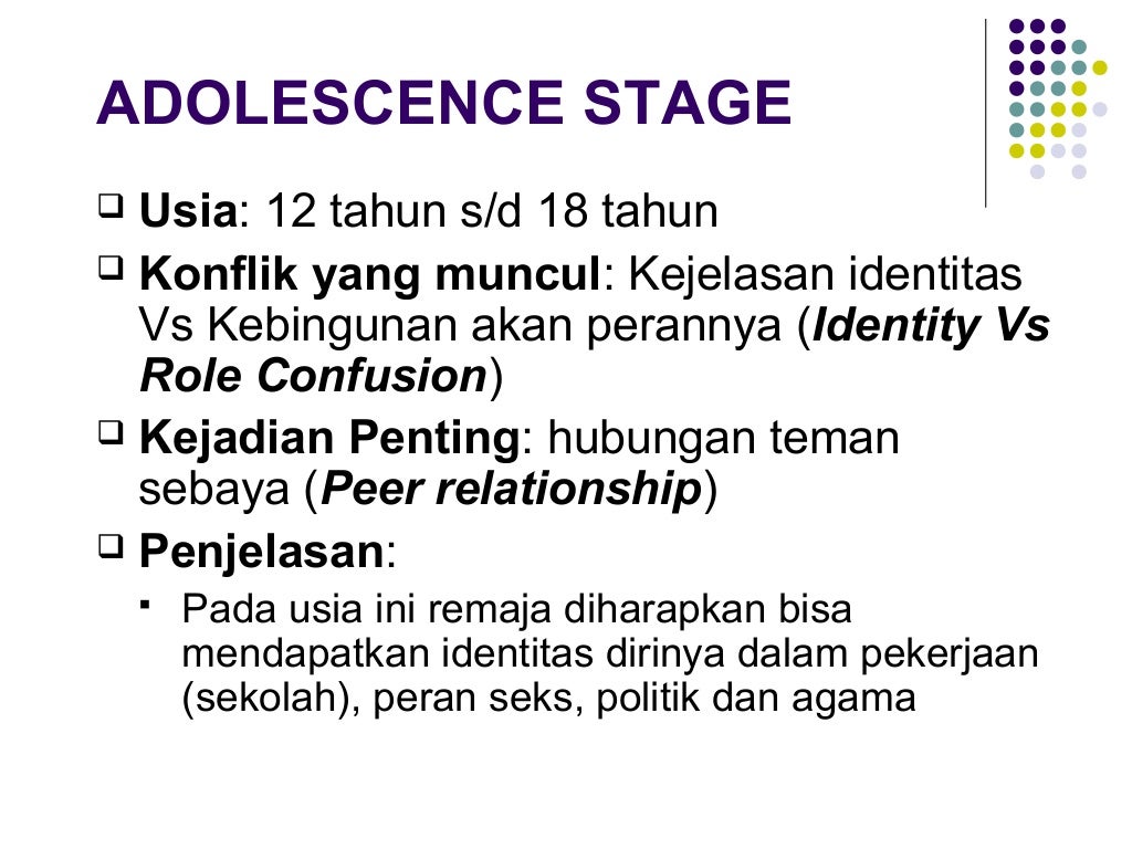 Teori perkembangan psikososial erick erikson moh. irfan burhani