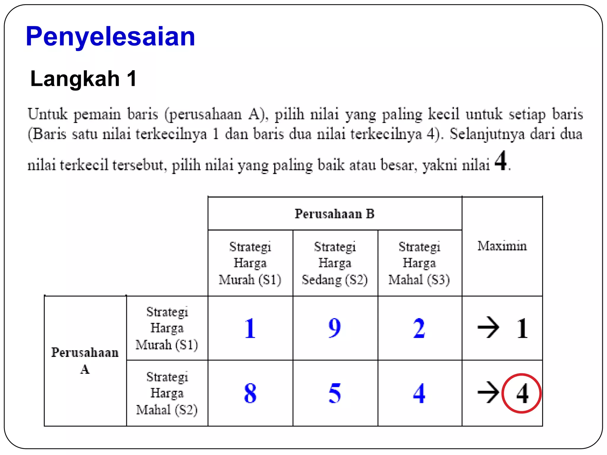 ITP UNS SEMESTER 2 Teori permainan ro | PPTX