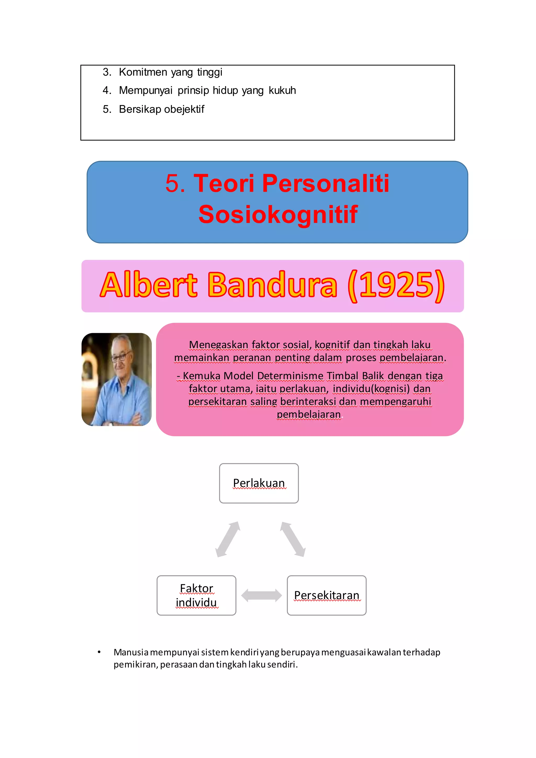 Teori personaliti | DOCX