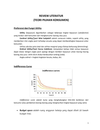 Teori pilihan konsumen | DOCX