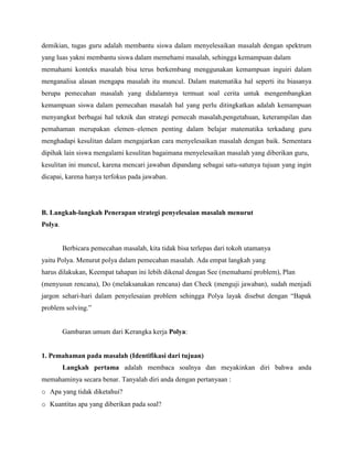Teori polya | DOCX