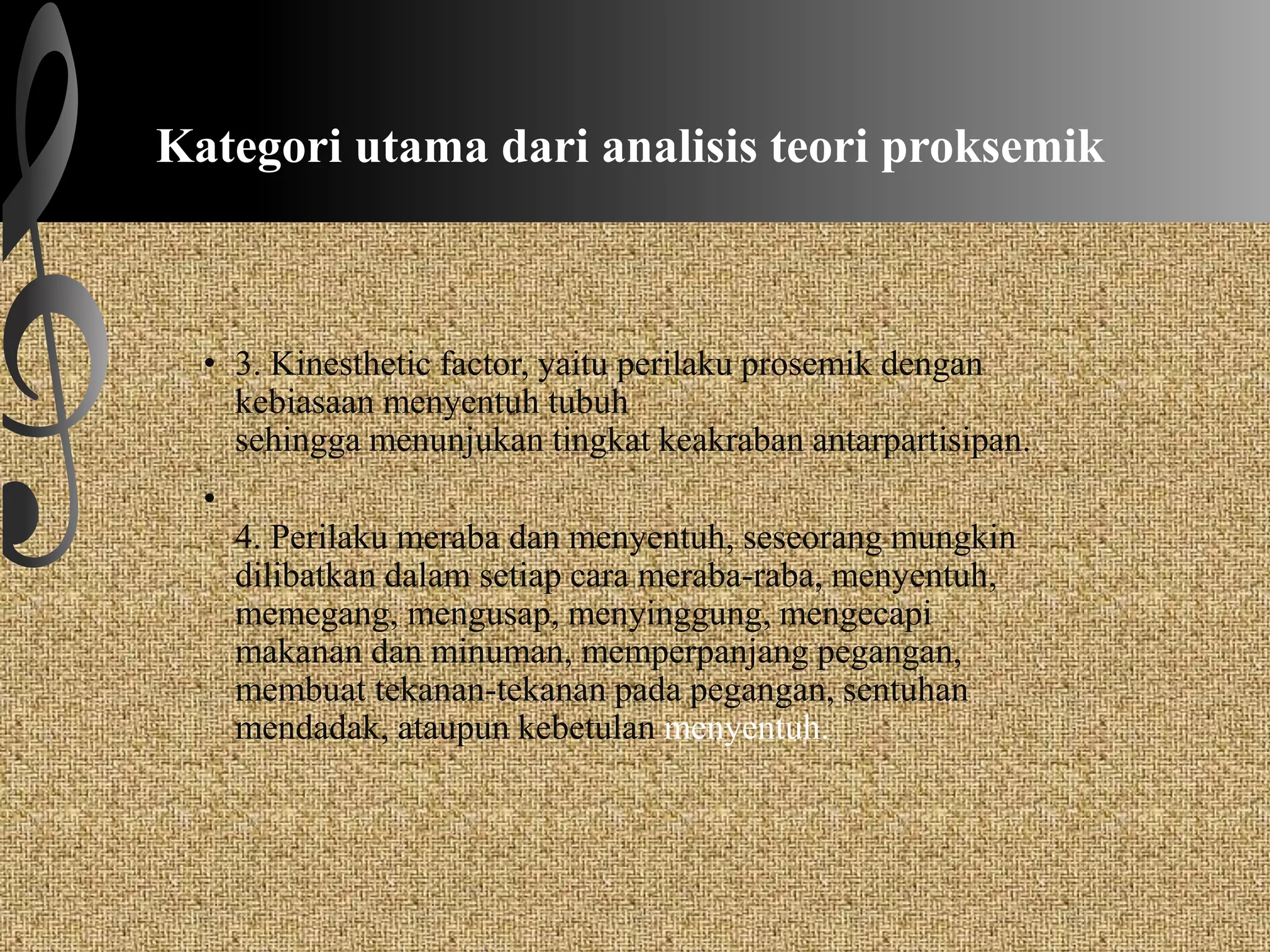 Teori proksemik | PPTX