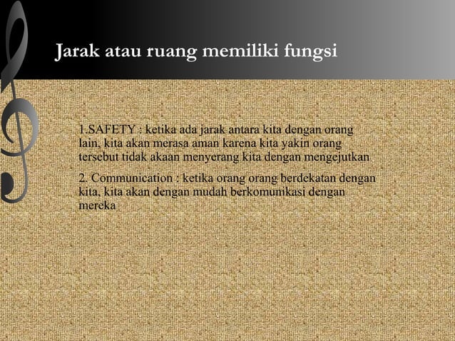 Teori proksemik | PPTX