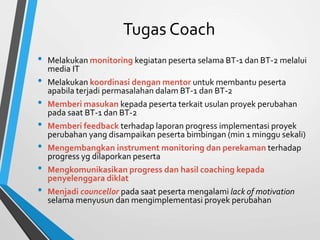 penjelasan proyek perubahan | PPTX