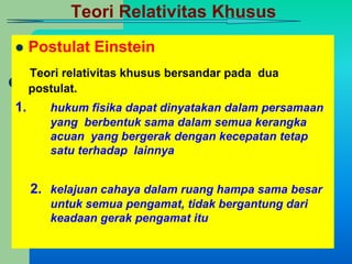 Teori Relativitas | PPTX