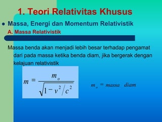 Teori Relativitas | PPTX