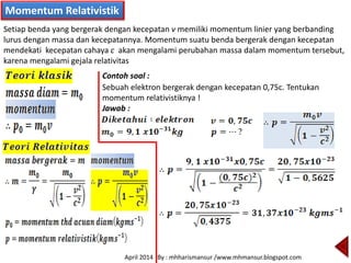 Teori relativitas | PPSX