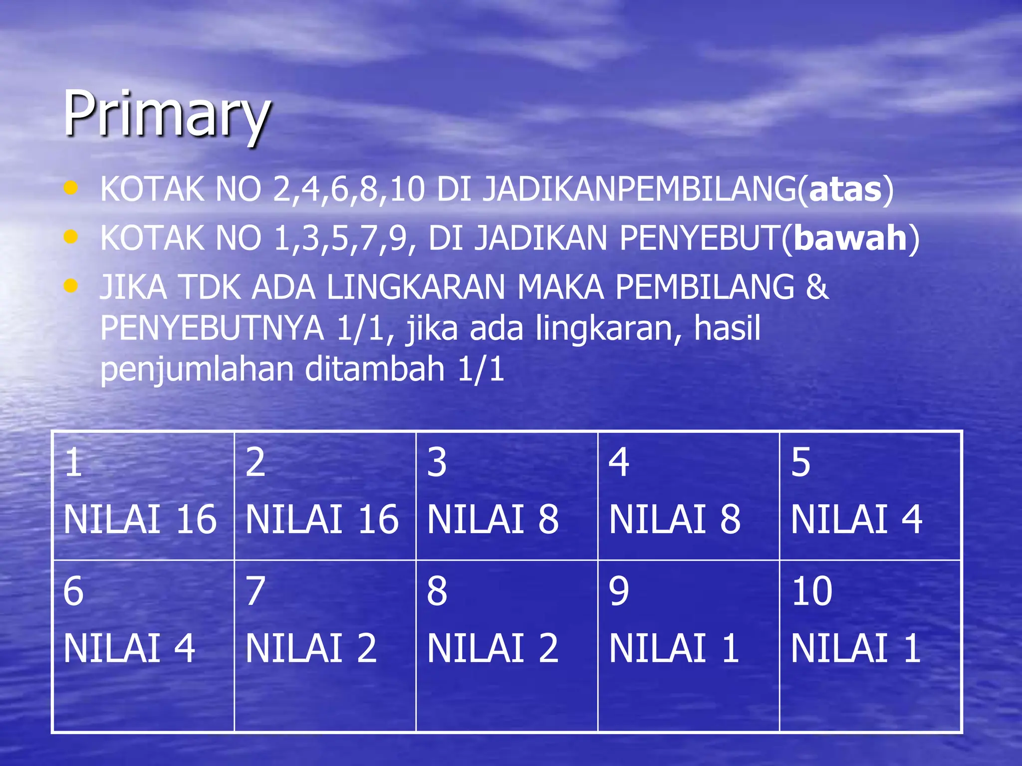 Teori Rumus Sidik jari.ppt