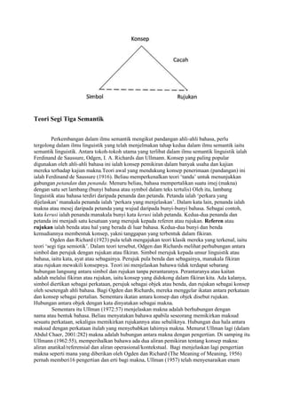 Teori segitiga semiotik | DOCX