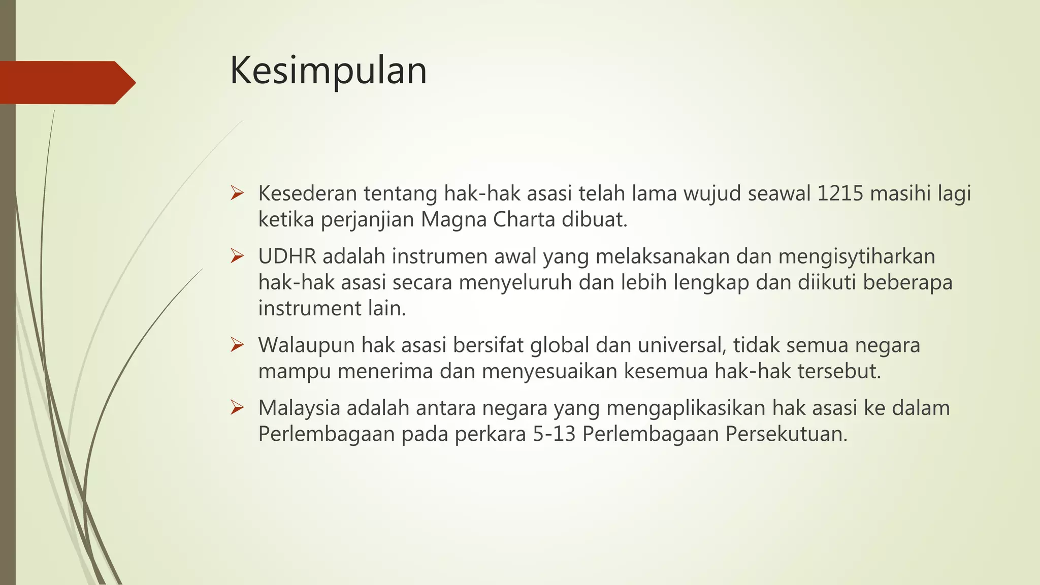 Teori, sejarah dan perkembangan hak asasi manusia | PPTX