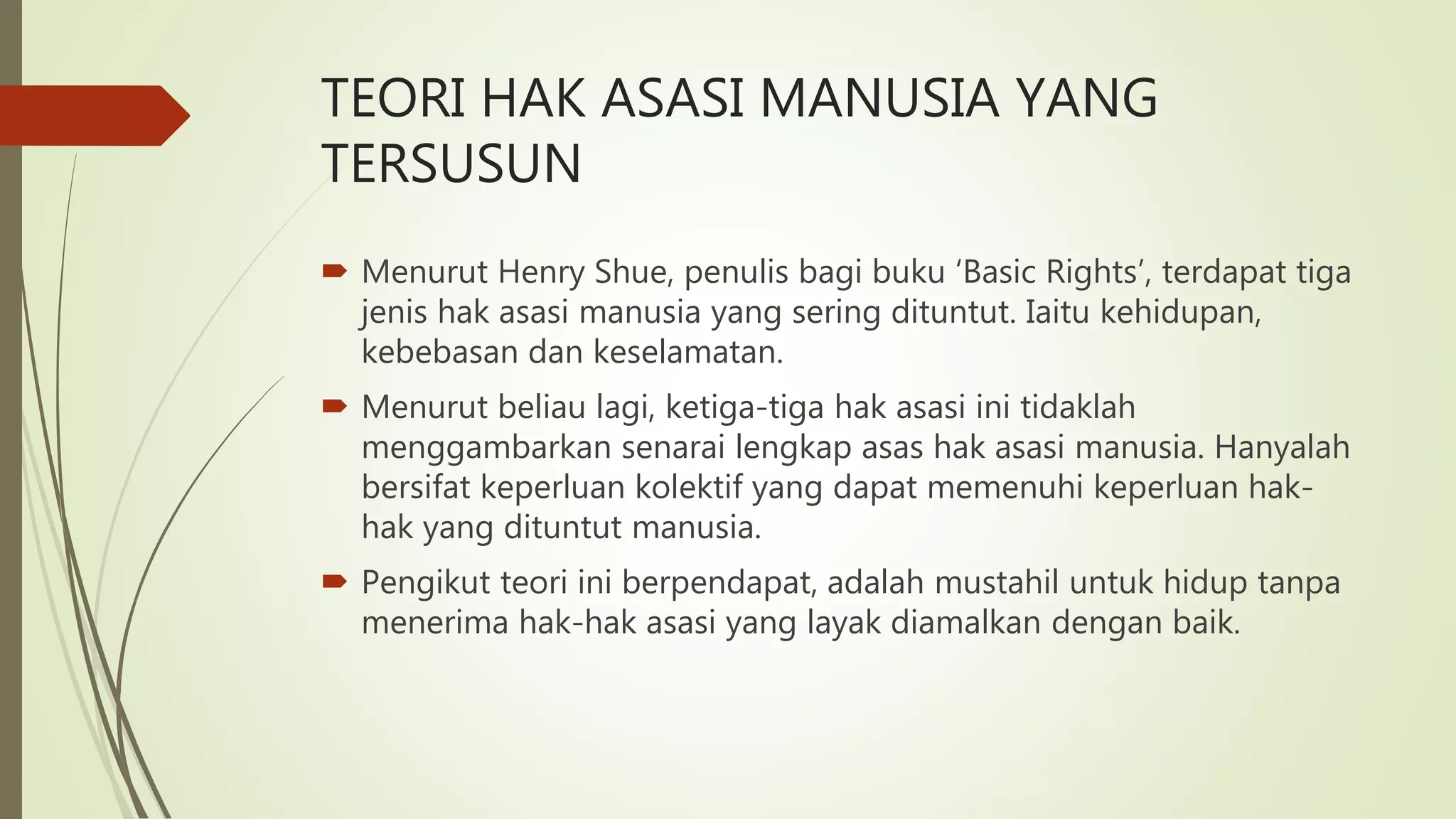 Teori, sejarah dan perkembangan hak asasi manusia | PPTX
