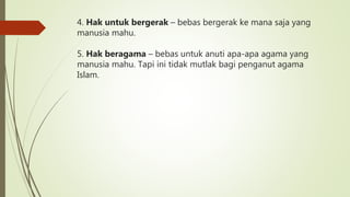 Teori, sejarah dan perkembangan hak asasi manusia | PPTX