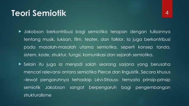 Teori Semiotika Jakobson.pptx kanjut hencet | PPTX