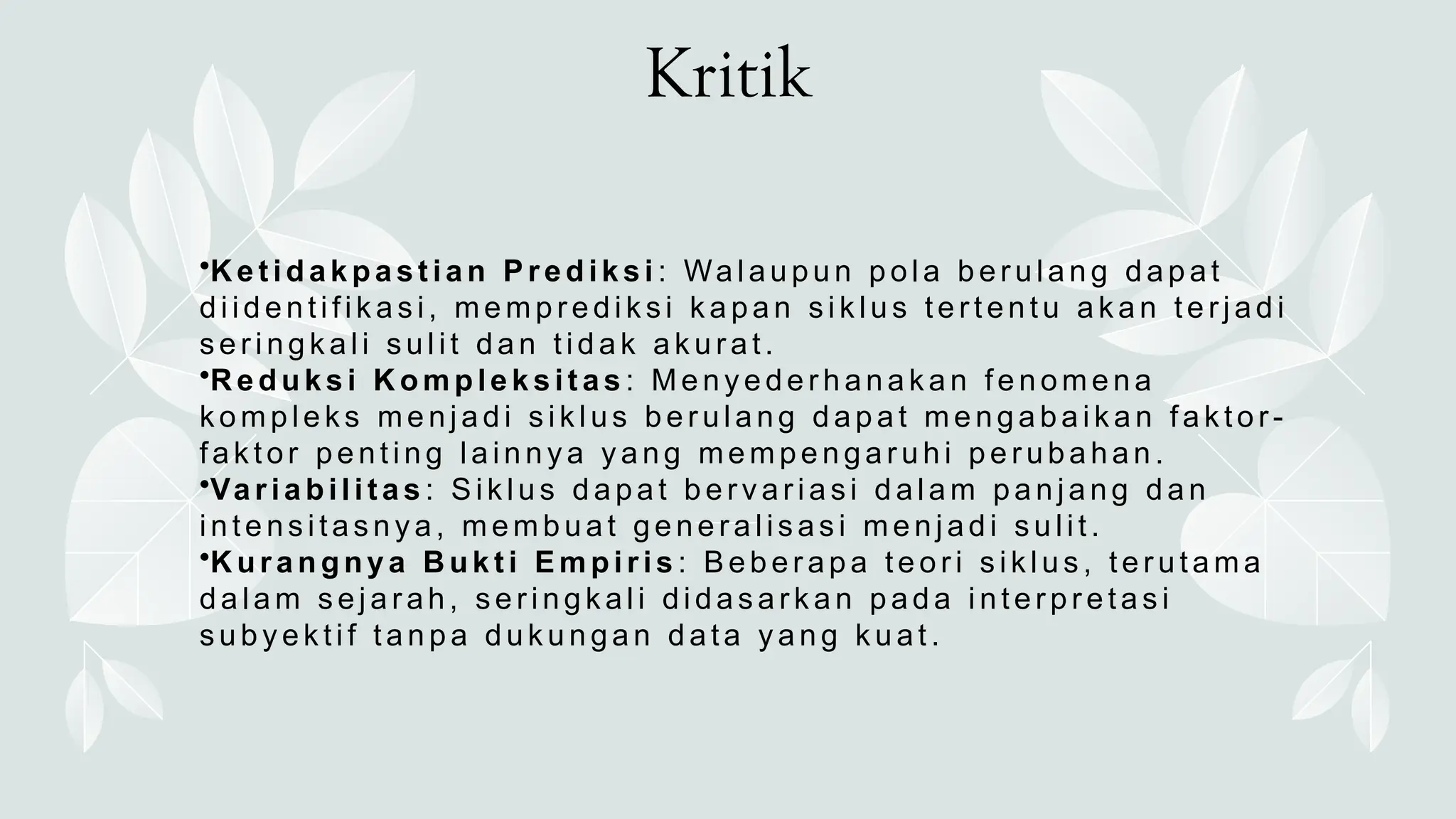 Teori Siklus Sosiologi kelas 12 kurikulum merdeka | PPTX