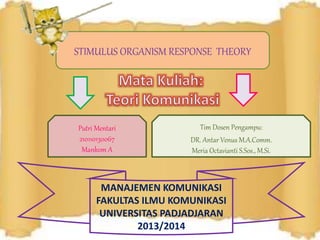 Stimulus Organism Response Theory | PPTX