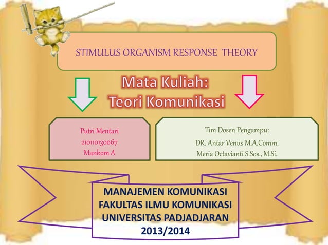 Stimulus Organism Response Theory | PPTX