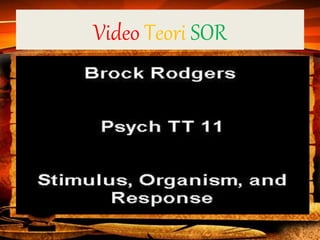 Stimulus Organism Response Theory | PPTX