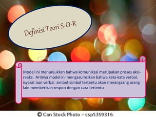 Stimulus Organism Response Theory | PPTX