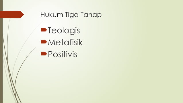 MATERI TEORI SOSIAL BUDAYA KLASIK AUGUSTE COMTE | PPT