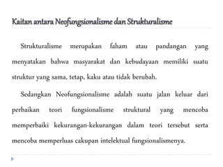 Teori Sosiologi Modern dan Post Modern | PPTX