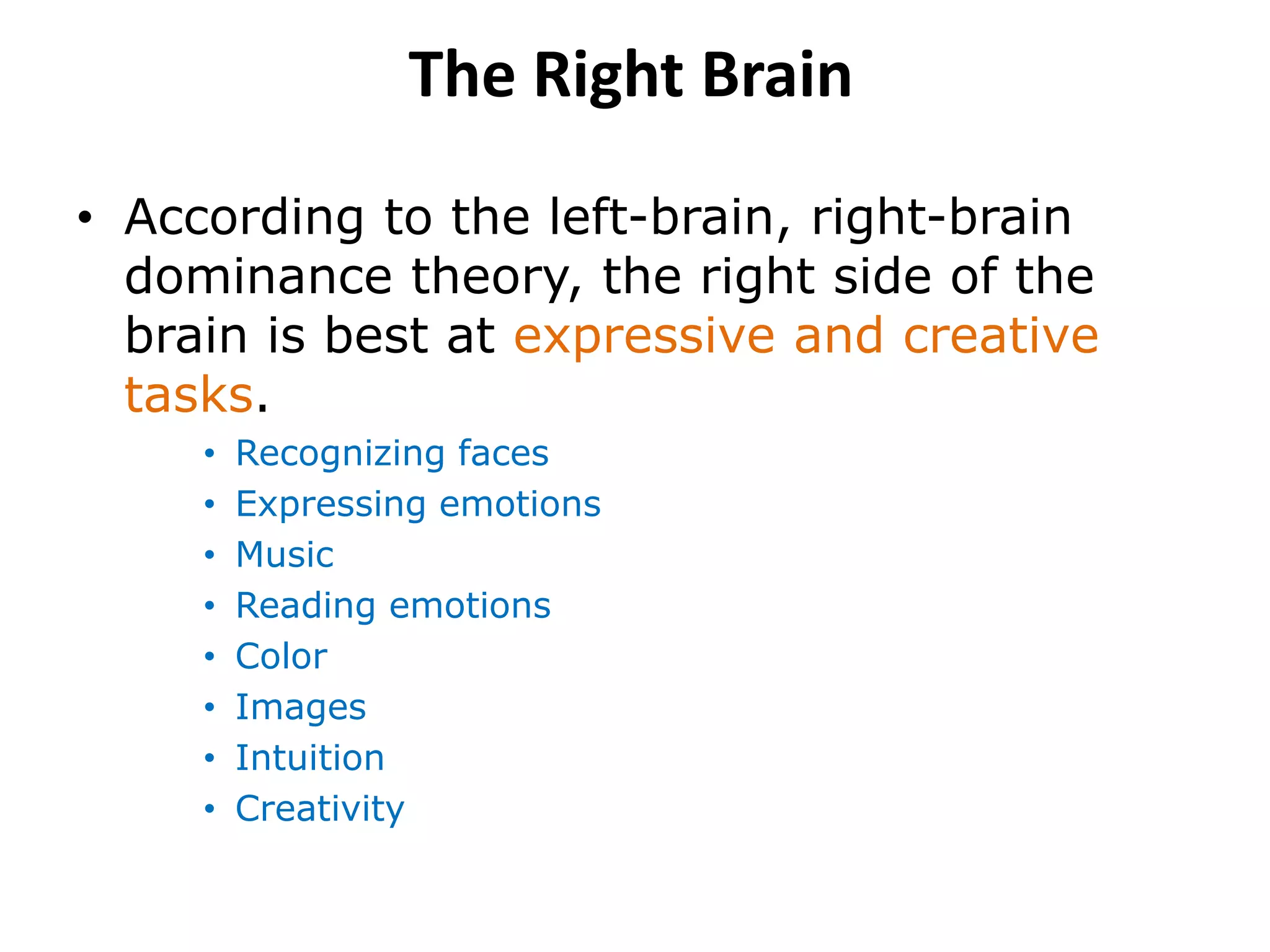 Teori split brain (roger sperry) | PPT