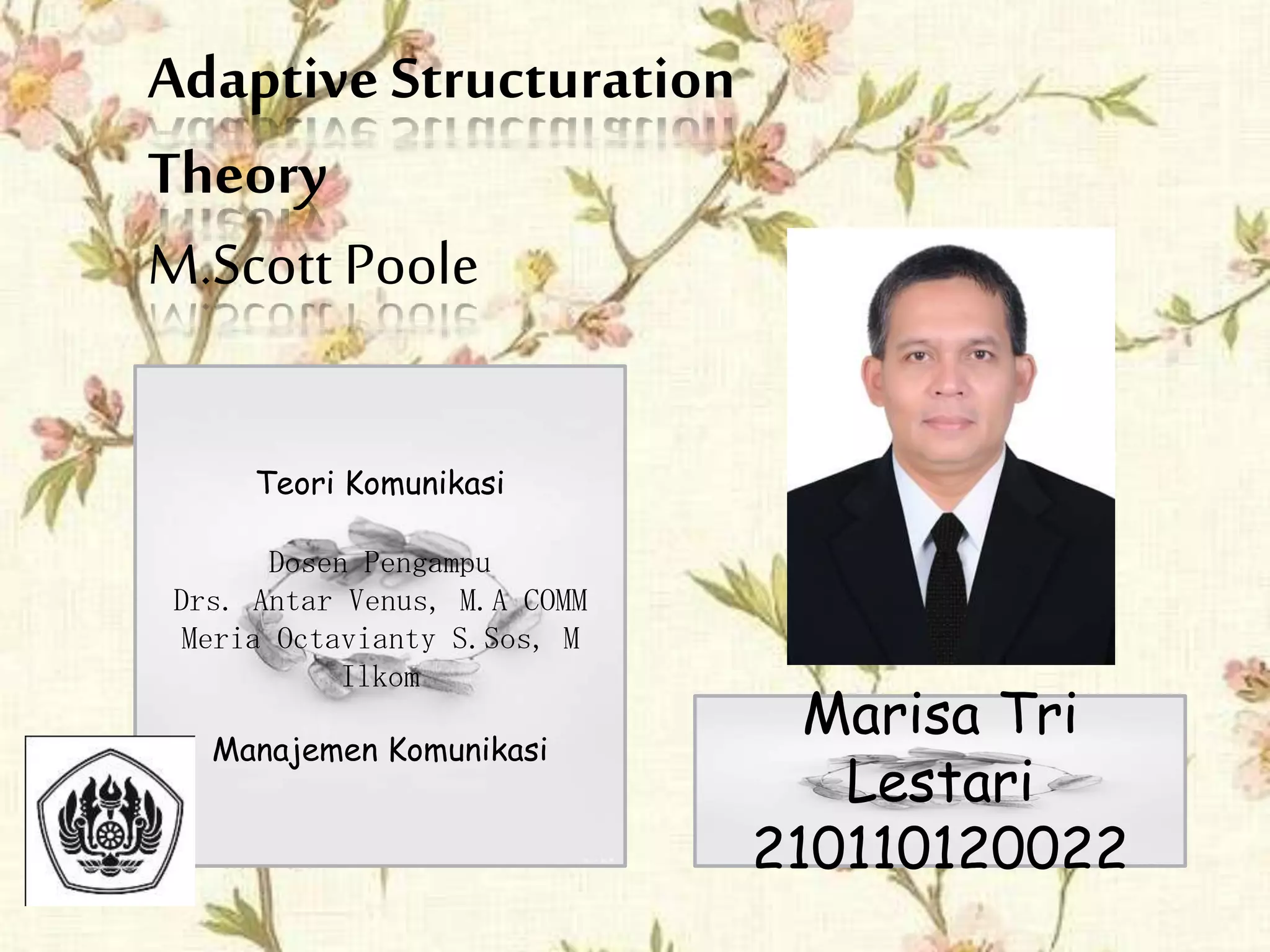 Teori Strukturasi Adaptif | PPTX